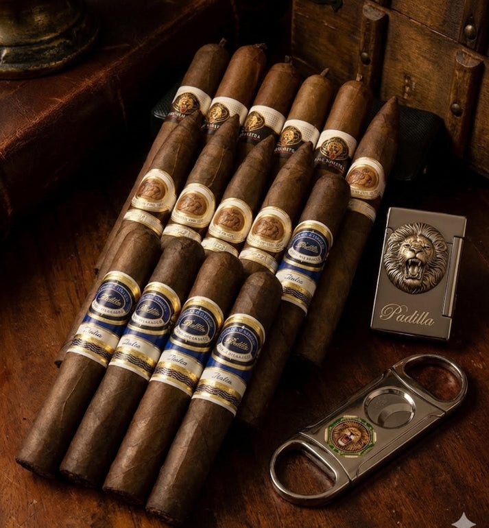 The Midnight Lion Sampler 15 cigars - $ – Padilla Cigars
